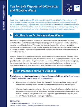 Print and Download | About | Vaping Prevention Resources | HHS.gov